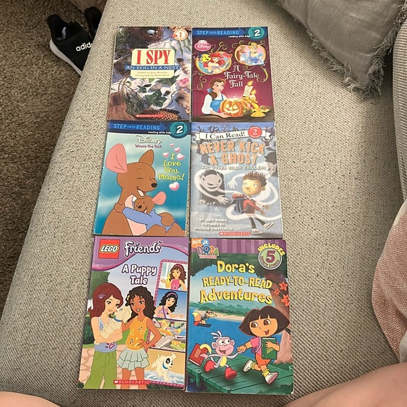 Scholastic | Other | 6 Step Into Readingi Can Read Books | Poshmark